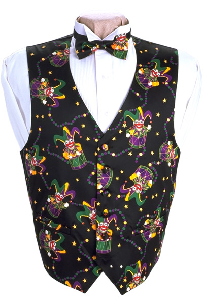David's Formal Wear - Clowns Vest and Bow Tie Set
